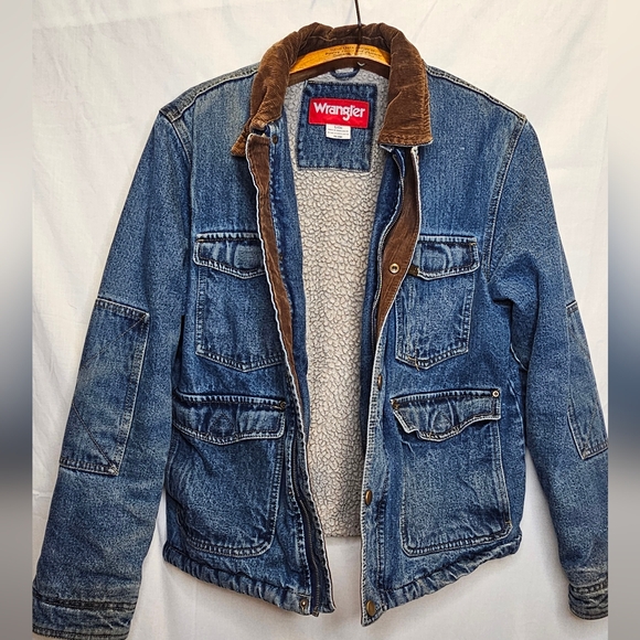 Wrangler | Jackets & Coats | Vintage Wrangler Hero Denim Chore Jacket ...
